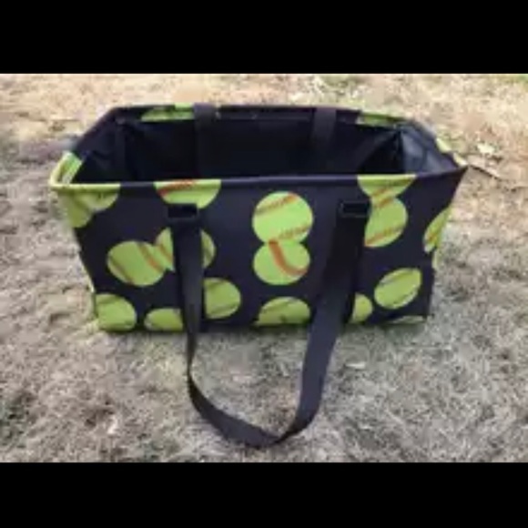 Bags | Large Soccer Softball Baseball Volleyball Football Canvas Tote ...